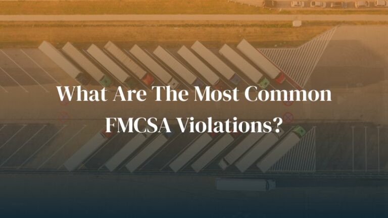 Common FMCSA Violations | Valiente Mott Injury Attorneys