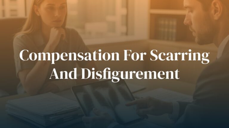 Compensation for Scarring and Disfigurement | Valiente Mott Injury ...